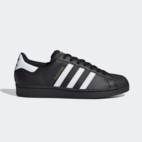 Adidas Superstar Çizgili Erkek Siyah Spor Ayakkabı Tr